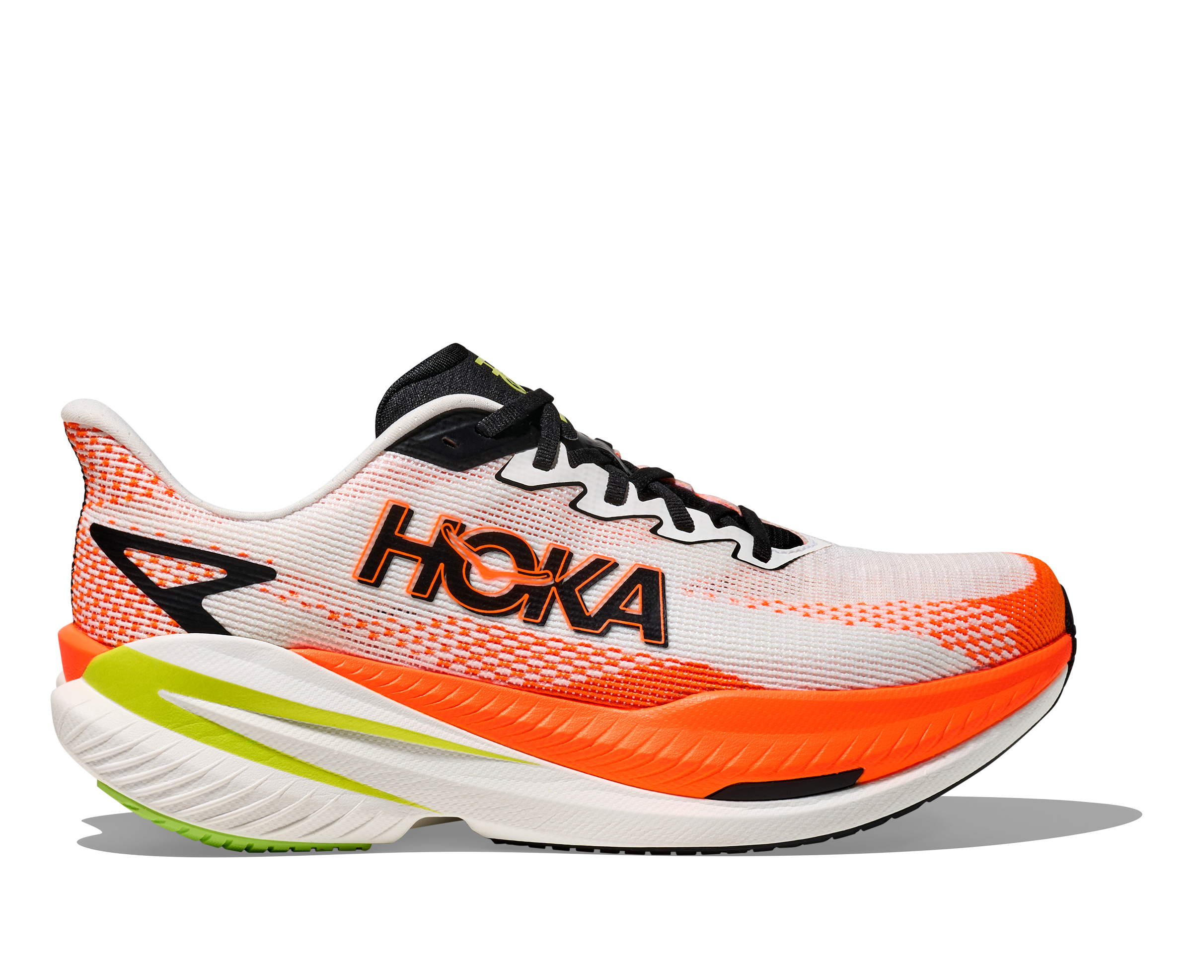 HOKA Men's Mach X 3 | White/Neon Tangerine | Final Sale – Coast to ...