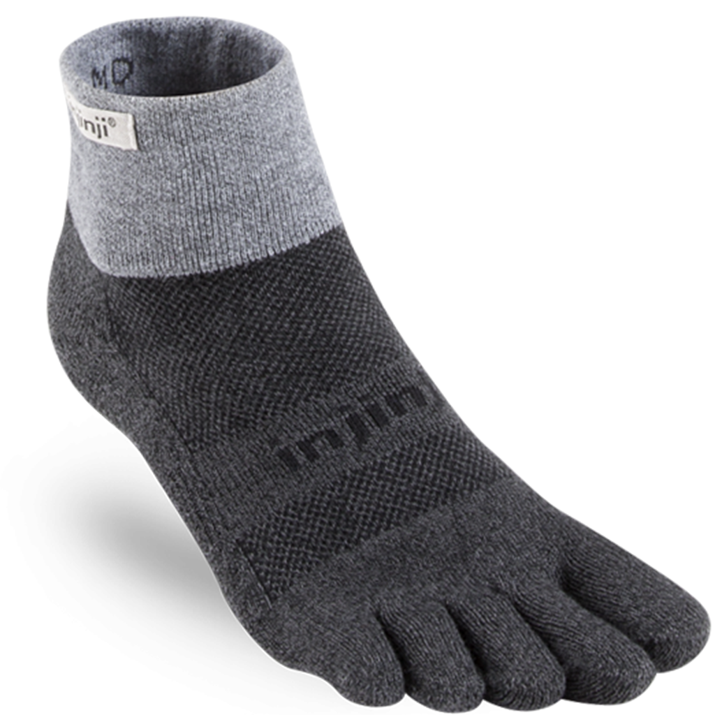 Injinji Trail Midweight Mini Crew | Granite – Coast to Mountain Running